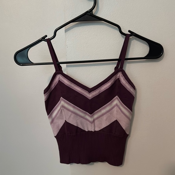 bebe | Tops | Vintage 200s Bebe Striped Cropped Tank | Poshmark